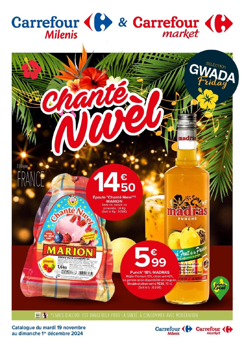 Catalogue promo Carrefour du 19 novembre au 1 décembre 2024 - Chanté Nwel Catalogue promo Carrefour du 19 novembre au 1 décembre 2024 - Chanté Nwel